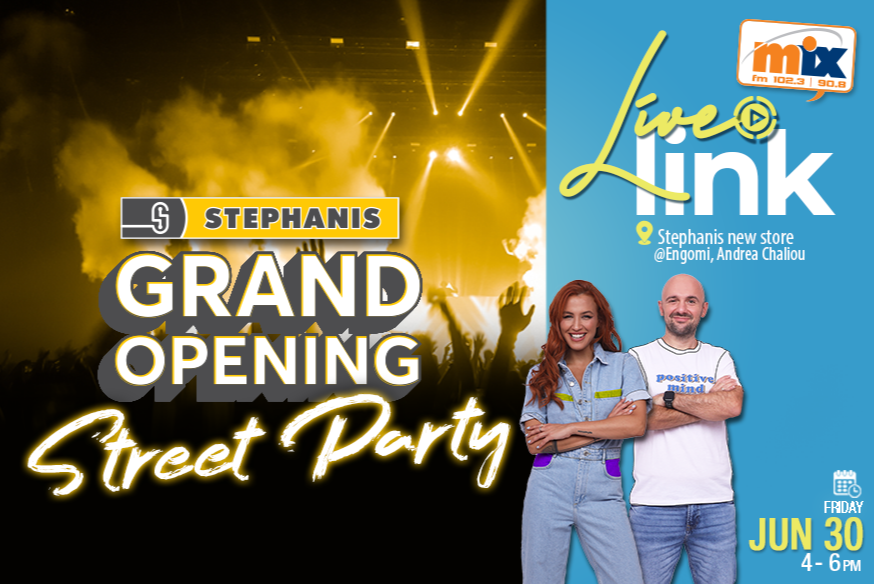 Live Link for Stephanis New Store at Engomi, Nicosia - Mix FM Radio Cyprus